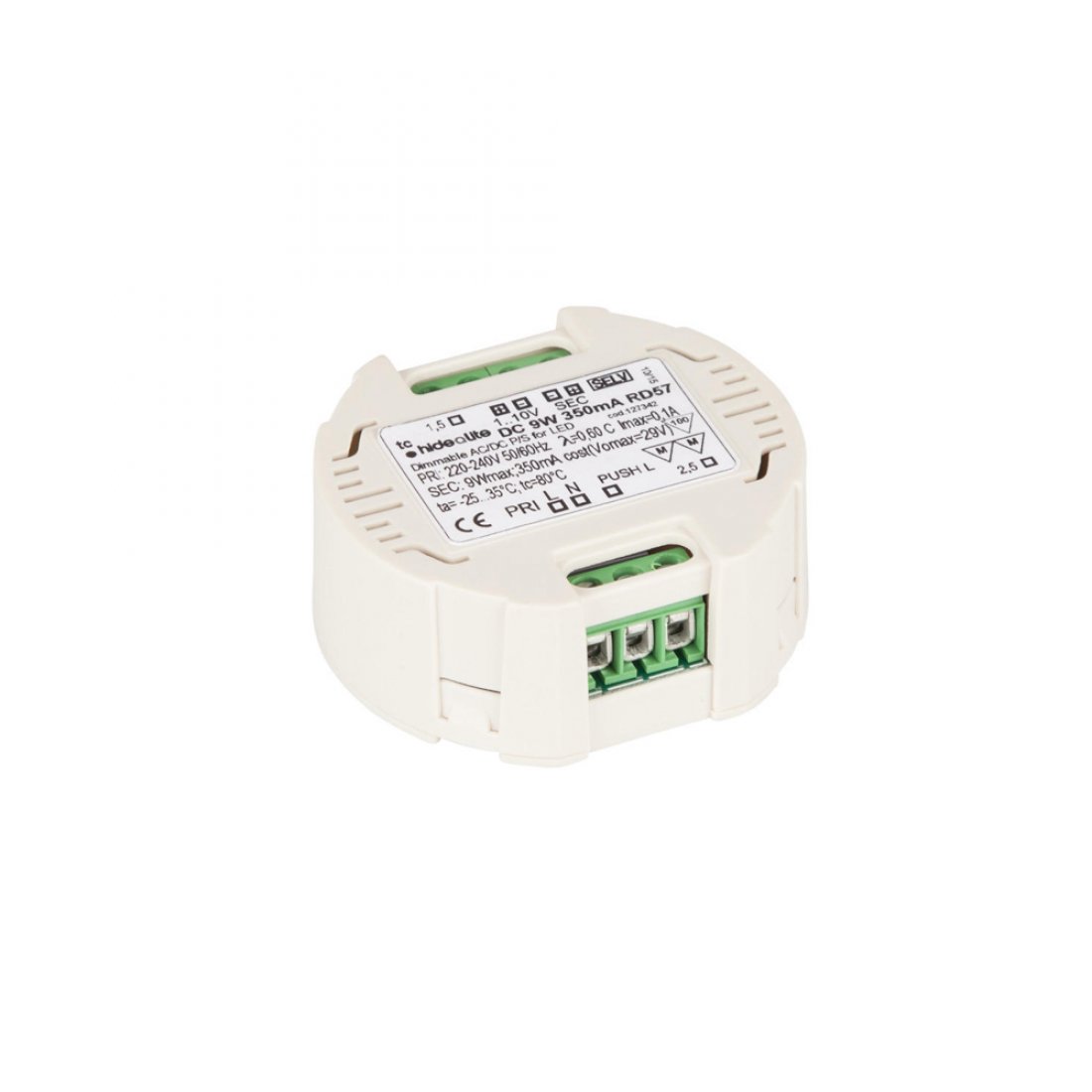 Drivdon Jolly Round 0-9W - 350mA/700mA Push/1-10V dim | SPOTiLED.SE